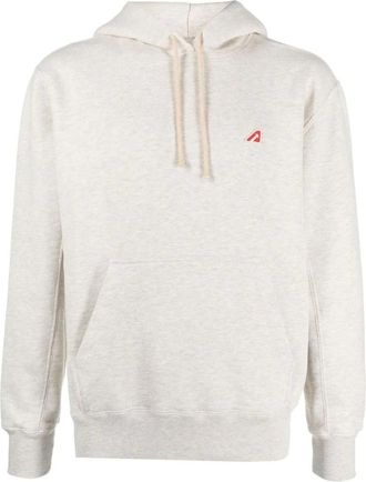 Autry Homme, Sweatshirts et sweats &agrave; capuche, Beige, Taille: S Cotton Sweat &agrave; capuche