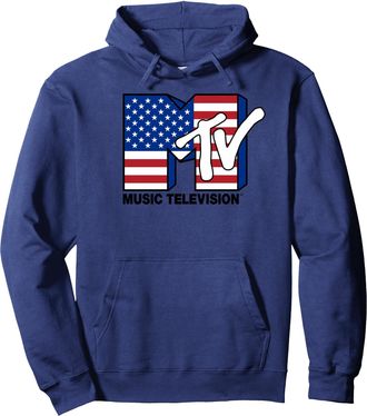 Giesswein Logo mit USA-Flagge Pullover Hoodie