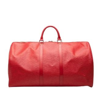 Louis Vuitton Pre-owned Cuir sacs-de-voyage - Femme - Pre-owned - Rouge - Taille: ONE Size