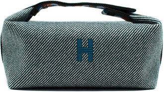 Herm&egrave;s Green Stripe Bride-a-Brac au Carre Case