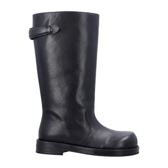 Acne Studios Lederhohe Stiefel - - Shoes - Damen - Schwarzk - 38 EU