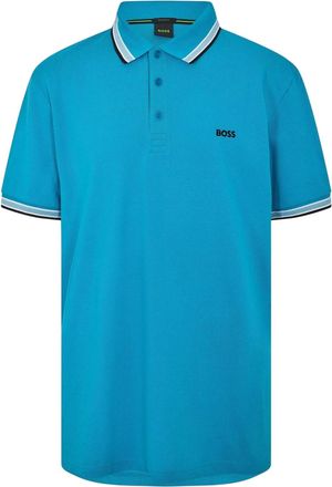 HUGO BOSS Paddy Euro Poloshirt f&uuml;r Herren (T&uuml;rkis/Aquablau)