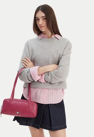 Tommy Jeans Handtasche Tjw City Shoulder Bag AW0AW18075 Rot