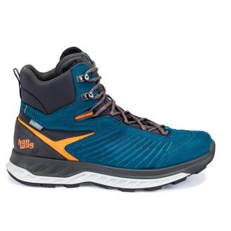 Hanwag M Blueridge Es Blau - Multifunktionaler Leichter Herren Wanderstiefel, Gr&ouml;&szlig;e EU 41.5 - Farbe Seablue - Orange