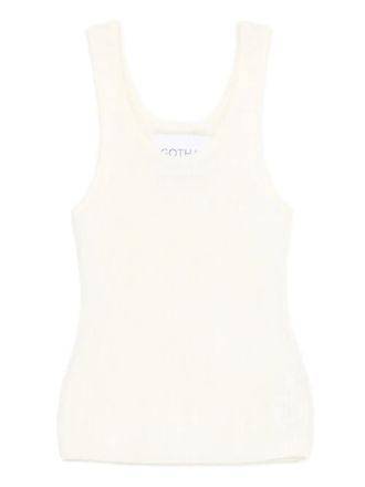 Gotha Top mit geb&uuml;rstetem Finish - Wei&szlig;