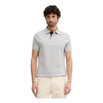 Barbour Polo en piqu&eacute; tartan - Homme - Tops - Gris - Taille: XL