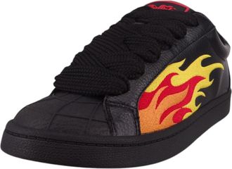 Buffalo Liberty - Schwarz/Orange Kunstleder Schuhgr&ouml;&szlig;e 38, Weite Normal