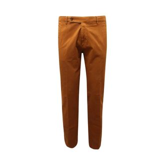 Berwich Italienische Stil Hose - - Trousers - Herren - Braun - L
