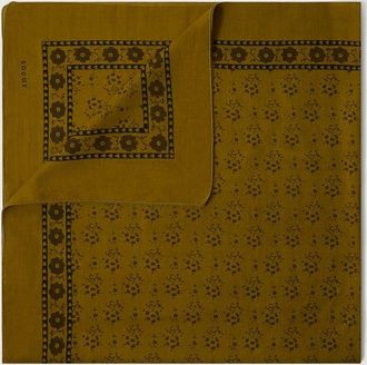 SOEUR FOULARD CLASSIQUE COTON ABSINTHE/NOIR