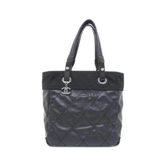 Chanel Pre-owned Canvas Tote Bag - - Pre-owned - Damen - Schwarzk - ONE SIZE