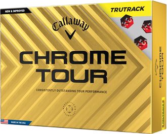 Callaway Golf Chrome Tour Golfbälle (Gelb, True Track)