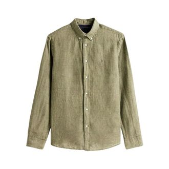 Tommy Hilfiger Homme, Chemises, Vert, Taille: L Casual Chemises