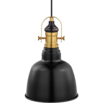 Eglo Suspension Vintage Gilwell &Oslash; 18,5 cm dimmable, bruni noir