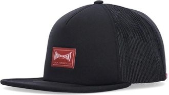 Etnies Schwarze Trucker Cap mit Flachem Schirm - - Accessories - Herren - Schwarzk - ONE SIZE