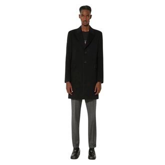 Paul Smith Single-Breasted Manteaux - Homme - Manteaux - Noir - Taille: XL