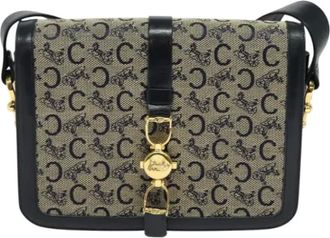 Celine Pre-owned Toile sacs-celine - Femme - Pre-owned - Bleu - Taille: ONE Size