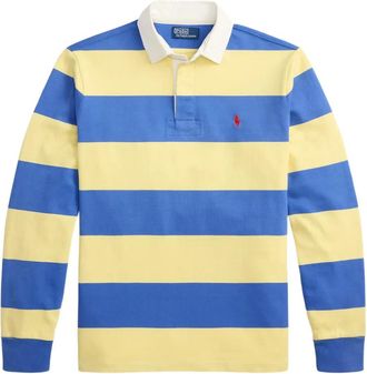 Polo Ralph Lauren polo The Iconic Rugby Shirt &agrave; rayures - Jaune