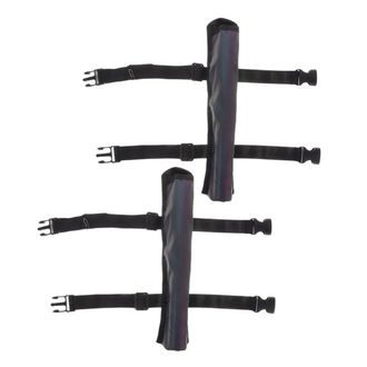 BESPORTBLE 2 St&uuml;ck Reflektierende Faltbare Tai Chi Fan Tasche mit Verstellbaren Beinriemen Tragbar f&uuml;r Damen Sicherer Fanhalter f&uuml;r Kung Fu Outdoor Festival und 