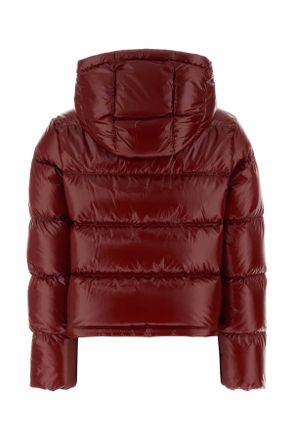 Moncler Womens Niveole Down Jacket Red Nylon