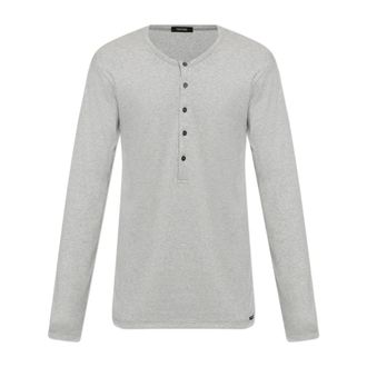 Tom Ford Homme, Tops, Gris, Taille: XS T-shirt Sous-V&ecirc;tement &agrave; Manches Longues