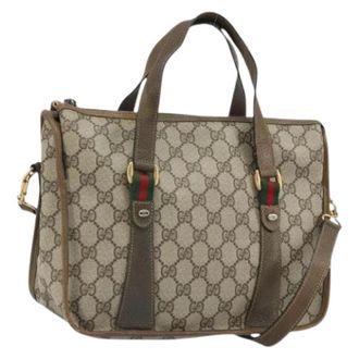 Gucci Sac Tote Vintage Pre-owned - Femme - Pre-owned - Beige - Taille: ONE Size