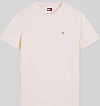 Tommy Jeans Slim Fit T-Shirt aus Baumwoll-Mix
