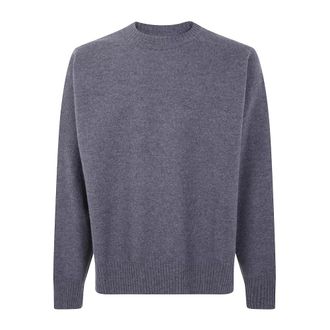 Jil Sander Rundhals-Pullover - - Knitwear - Herren - Grau - M