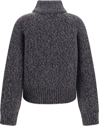 Our Legacy Merino Wool Three-Colour Moulin&eacute; Cardigan - Gray
