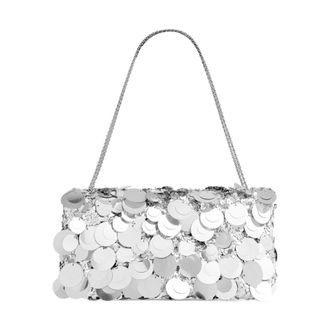 Paco Rabanne Sparkle Baguette Bag - - Bags - Damen - Grau - ONE SIZE