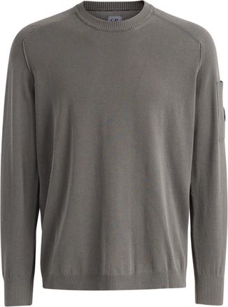 C.P. Company C.p. Company, Homme, Pulls, Gris, Taille: M Pull en Tricot Col Rond