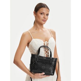 Guess Handtasche Guess Letty Mini HWPG99 11750 Schwarz