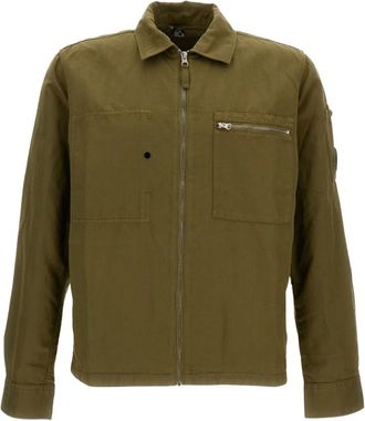 C.P. Company C.p. Company, Homme, Vestes, Vert, Taille: L Camicia