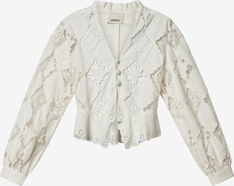 Isabel Marant Blouse Nina - Femme - Blanc - Taille34 - Isabel Marant