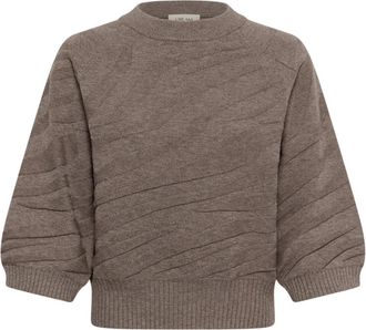 Cream CRCherrie Pullover - - Knitwear - Damen - Braun - S