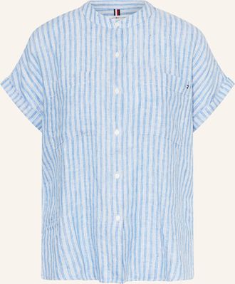 Tommy Hilfiger Leinenbluse blau
