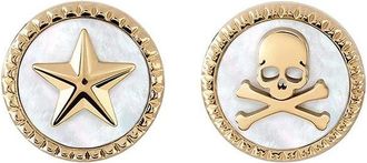 Philipp Plein Femme, Accessoires, Jaune, Taille: ONE Size Stud Earrings