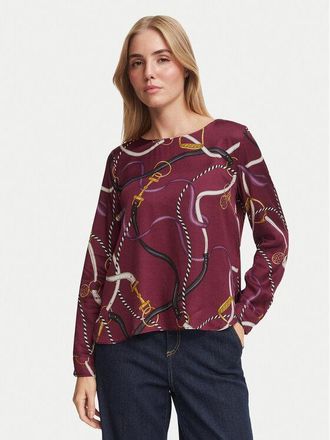 Marella Bluse Emme by Marella Effetto 2625116112 Dunkelrot Regular Fit