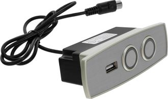 Valiclud Elektrische Relaxsessel Fernbedienung 2 Tasten 5 Polig mit USB Anschluss Ersatzsteuerung f&uuml;r Aufstehsessel Kompatibel Handbedienung mit 15m Kabel aus 