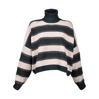 Brunello Cucinelli Femme, Pulls, Multicolore, Taille: 38 FR Pull en cachemire