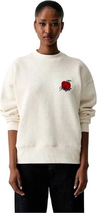 Msgm Msgm, Femme, Sweatshirts et sweats &agrave; capuche, Beige, Taille: 40 FR SweaT-shirt