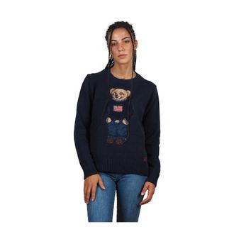 Ralph Lauren Damen, Strickwaren, Blau, SGr&ouml;&szlig;e