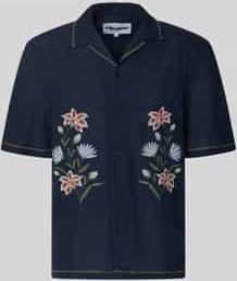 Review Relaxed Fit Freizeithemd mit Motiv-Stitching