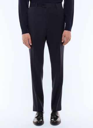 Fursac Pantalon de costume ajust&eacute; en serge - Taille 36 - Homme
