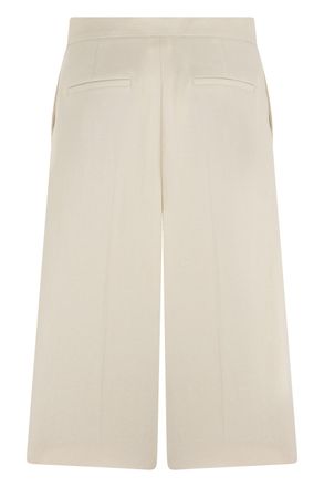 Max Mara Womens Linen Shorts Beige