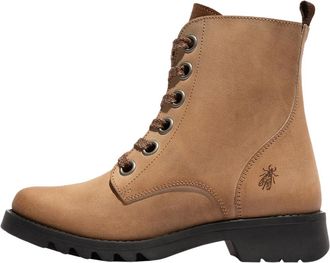 FLY London Fly London Damen Roog186fly Mode-Stiefel, Taupe, 42 EU