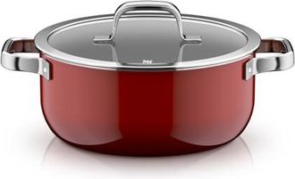 WMF Fusiontec Mineral Pro, Bratentopf, Deckel, 24 cm, langlebig, kratzfestes Material, Kochtopf Induktion, für alle Herdarten geeignet, Made in Germany, P