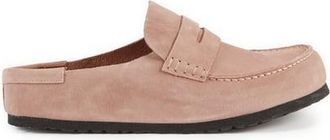 Birkenstock Mules Naples en cuir su&eacute;d&eacute;