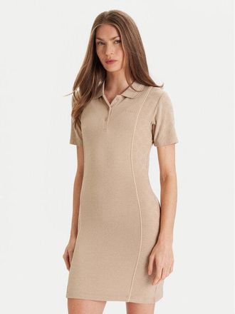 Guess Strickkleid V5YK00 KCX12 Beige Regular Fit