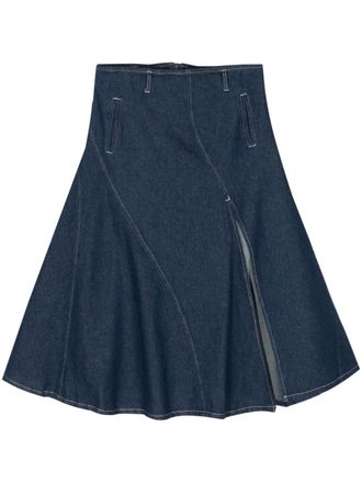 Gimaguas jupe fendue Oahu à coupe mi-longue - Bleu