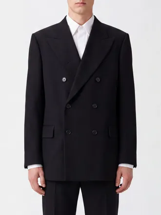 Dries Van Noten Zweireihiger Wollblazer mit fallendem Revers